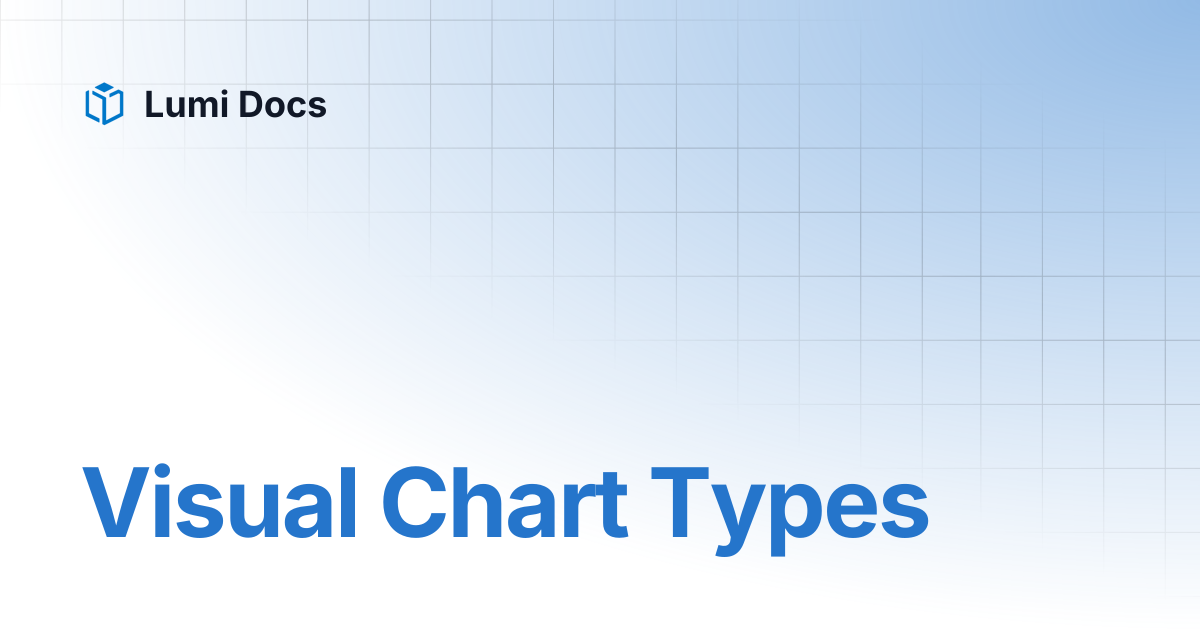 Visual Chart Types | Lumi Docs
